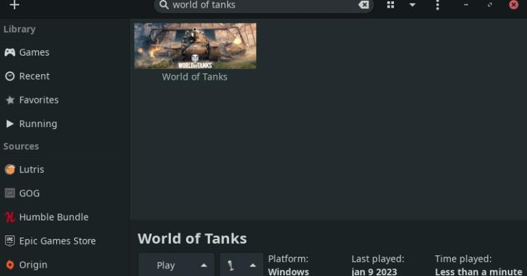 Installing World of Tanks on Linux Using Lutris - LinuxLap